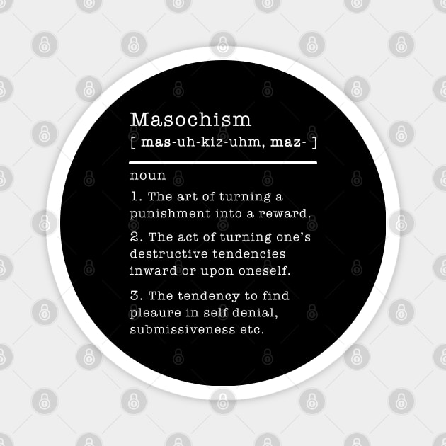 What does masochist mean store